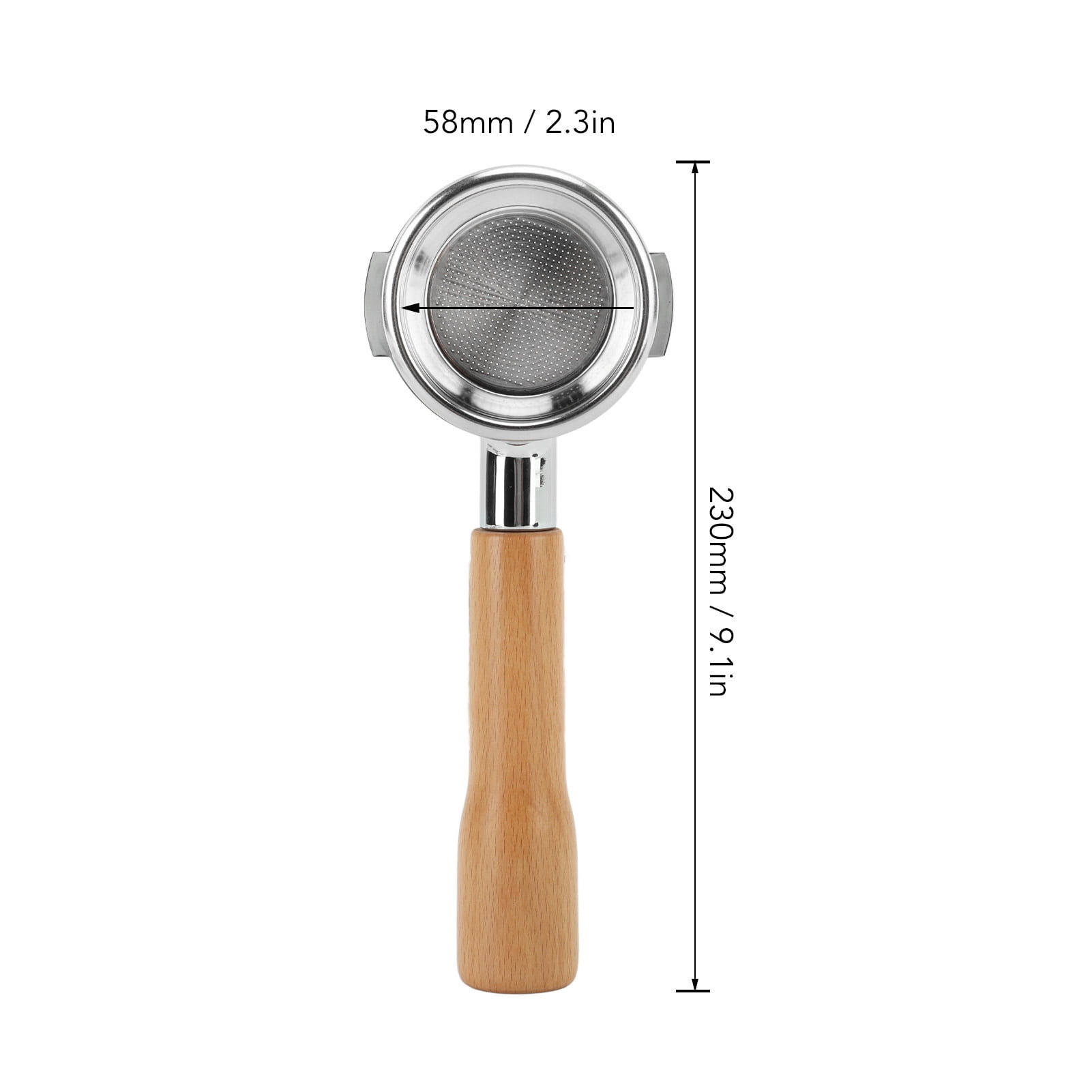 Coffee Portafilter 58mm, Bottomless Design For Consistent Extraction ...
