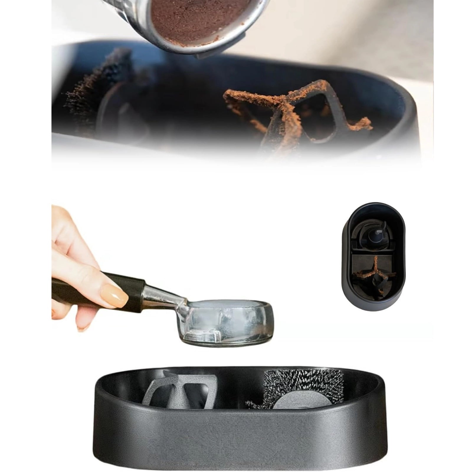 Coffee Portafilter Cleaning Kit - Electric Espresso Machine Clean Set W ...