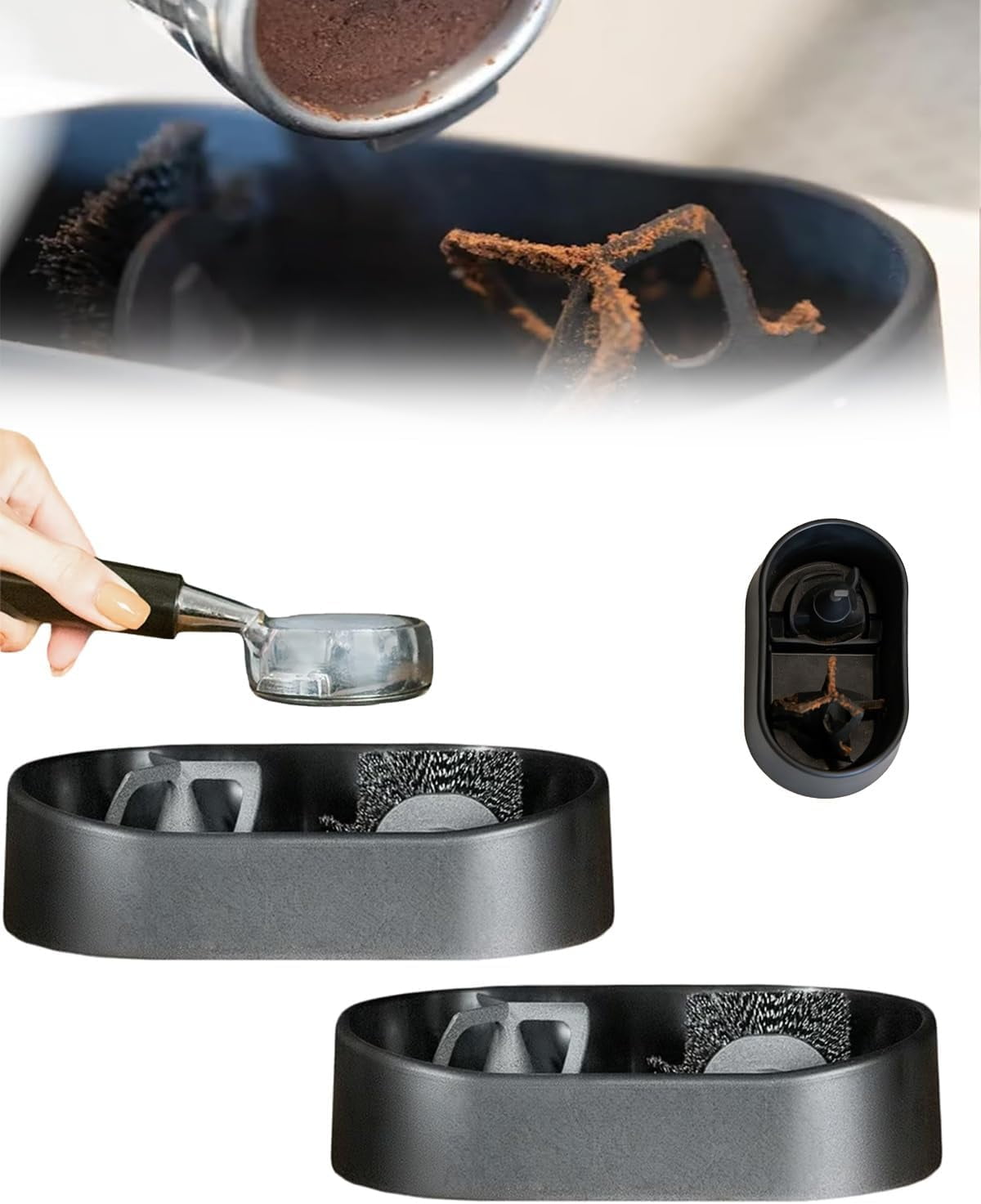 Coffee Portafilter Cleaning Kit, Espresso Machine Clean Set, Include ...