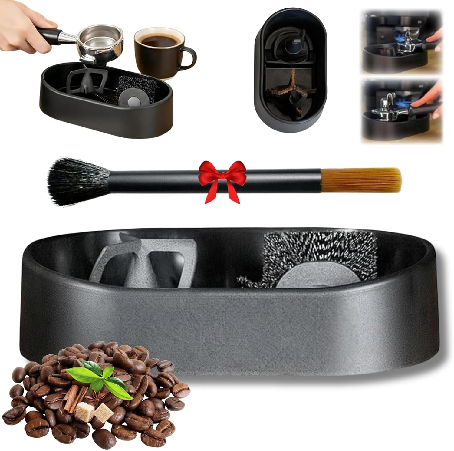 Coffee Portafilter Cleaning Kit, Professional Espresso Clean Stable ...