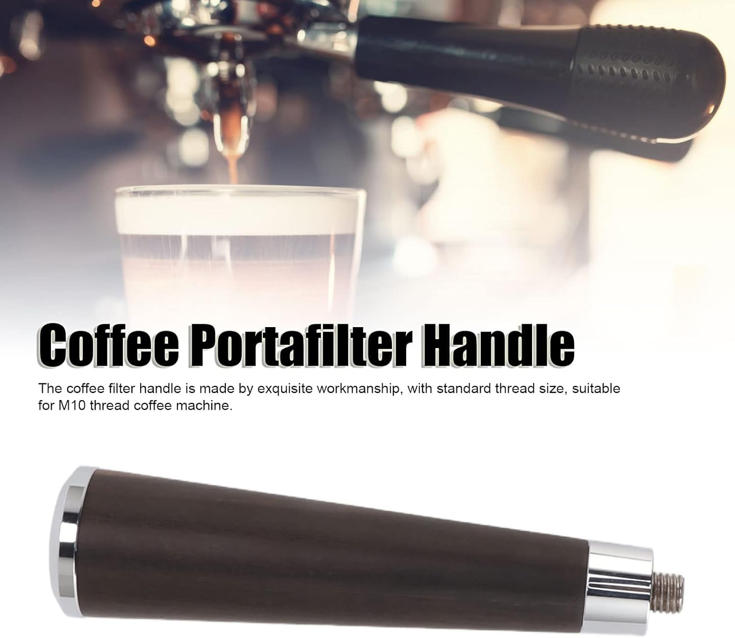 Coffee Portafilter Handle, Coffee Machine Replacement Accessories, M10 ...