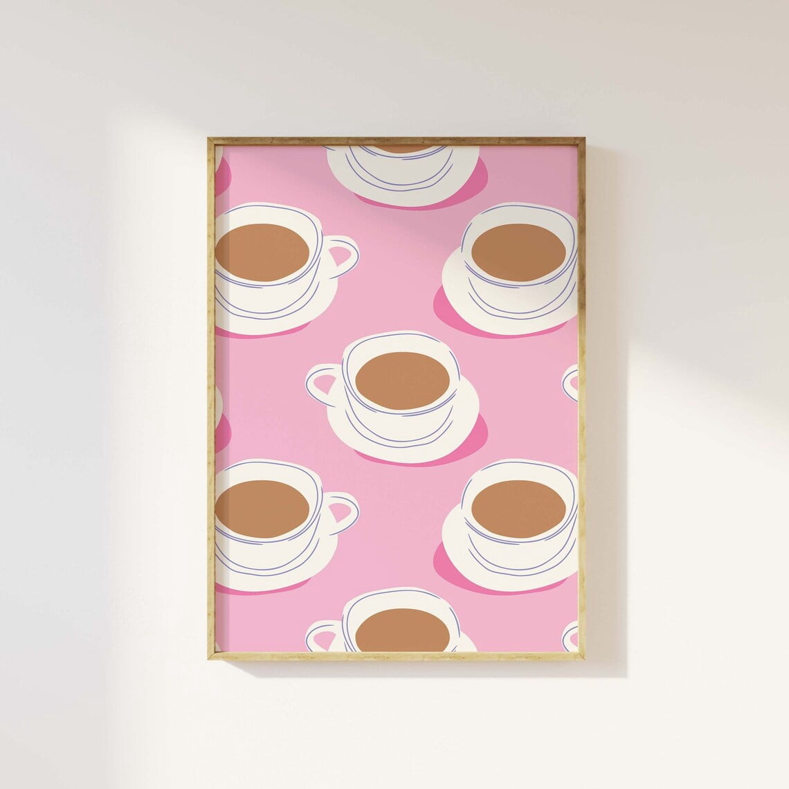 Coffee Poster Cute Bar Decor Trendy Kitchen Espresso Wall Art Poster ...