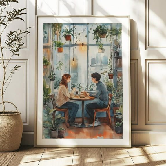 Coffee Poster, Good Morning Wall Art, Breakfast Artwork, Kitchen Decor ...