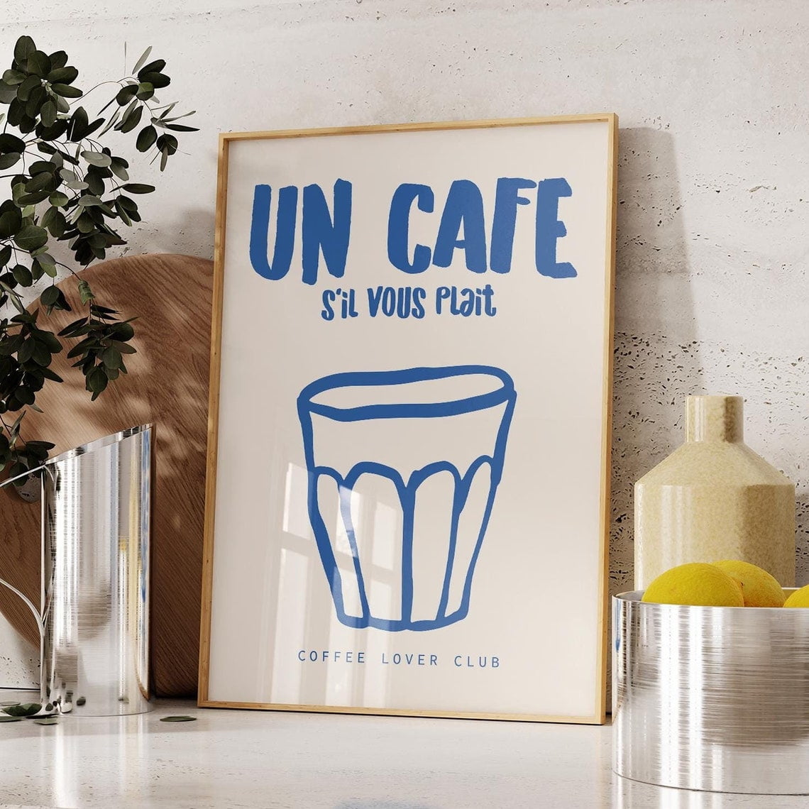 Coffee Poster, Retro Cafe Poster, Trendy Kitchen Print, Espresso Print ...