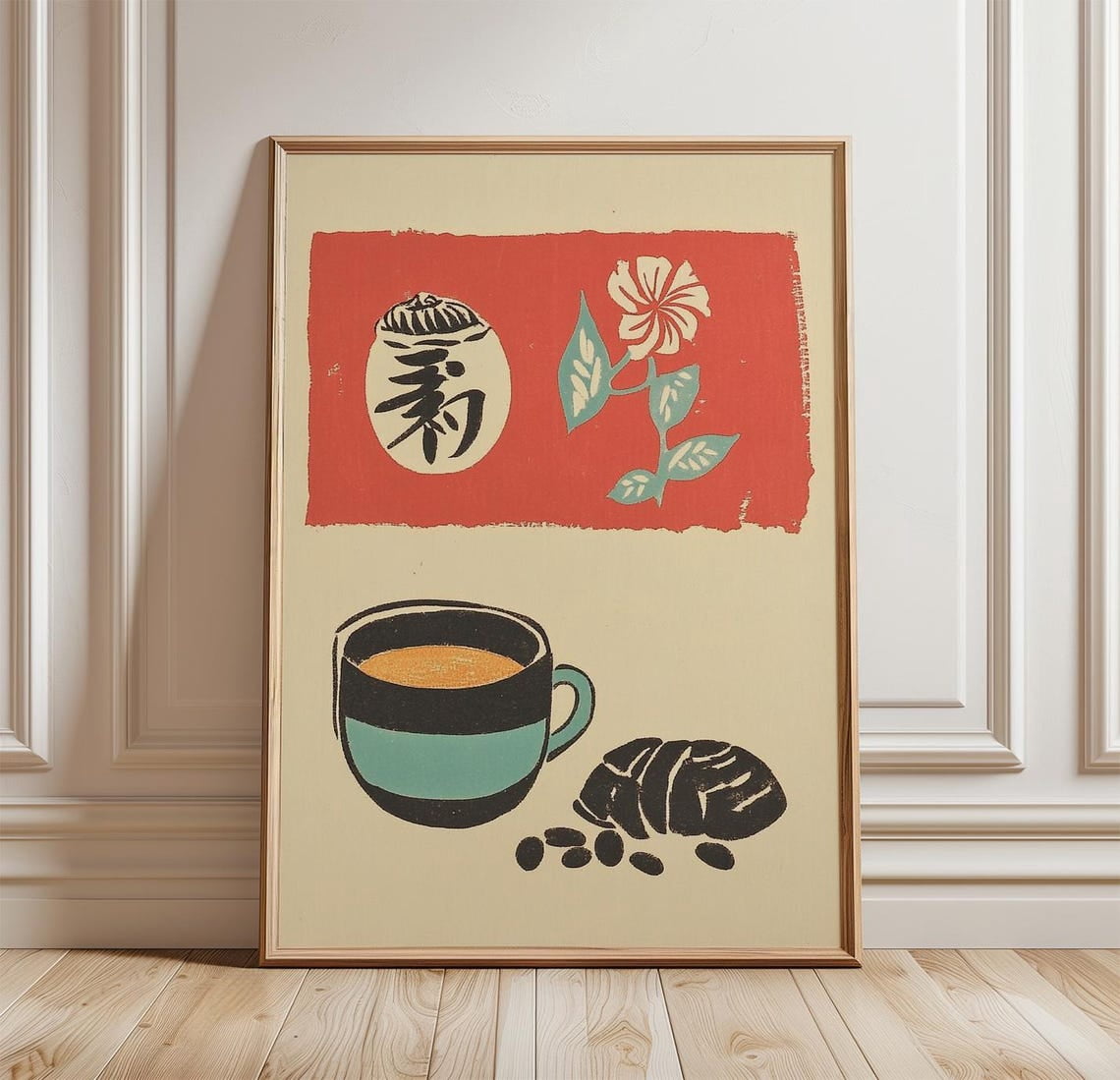 Coffee Poster Vintage Kitchen Wall Art Retro Food Japanese Cafe Art ...