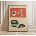 Coffee Poster Vintage Kitchen Wall Art Retro Food Japanese Cafe Art ...