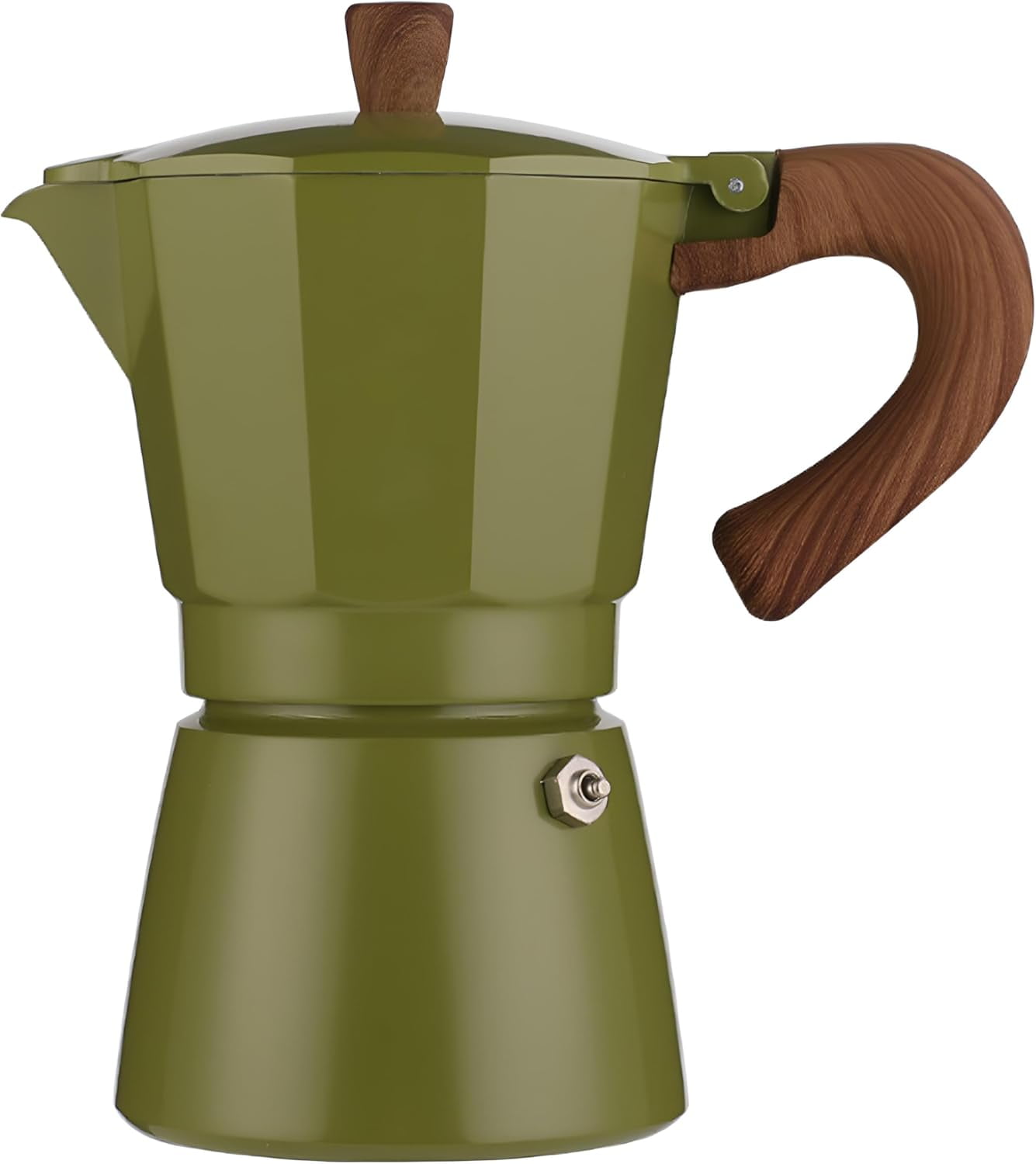 Coffee Pot, Espresso Maker for Gas or Electric Ceramic Stovetop Camping ...