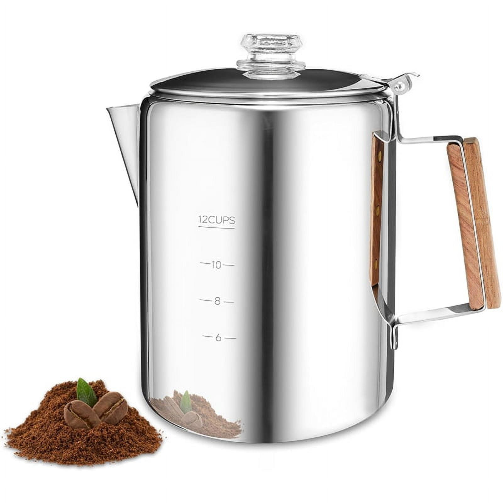 Coffee Pot Stovetop Coffee Maker Percolator Campfire Coffee Pot ...