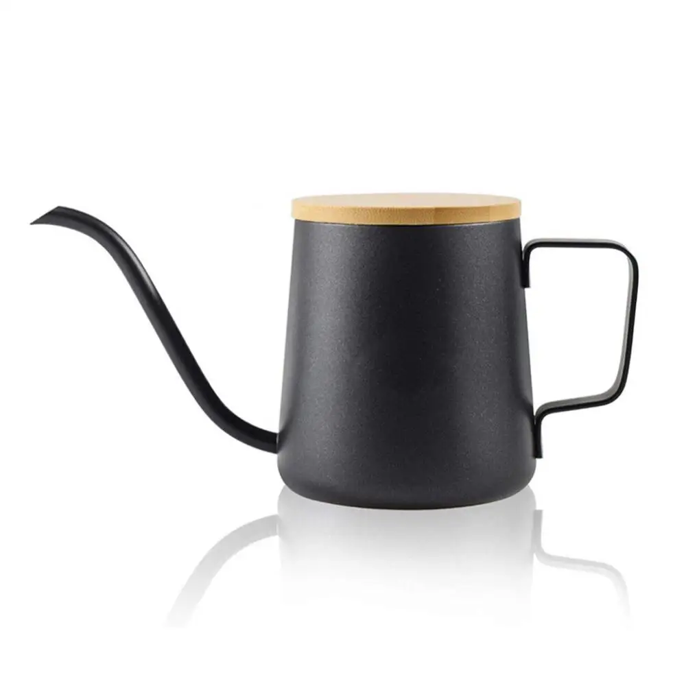 Coffee Pot Swan Neck Thin Mouth Tea Pot Stainless Steel Narrow Spout ...