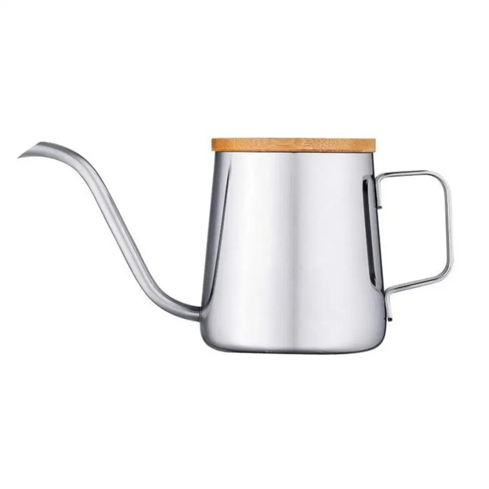 Coffee Pot Swan Neck Thin Mouth Tea Pot Stainless Steel Narrow Spout ...