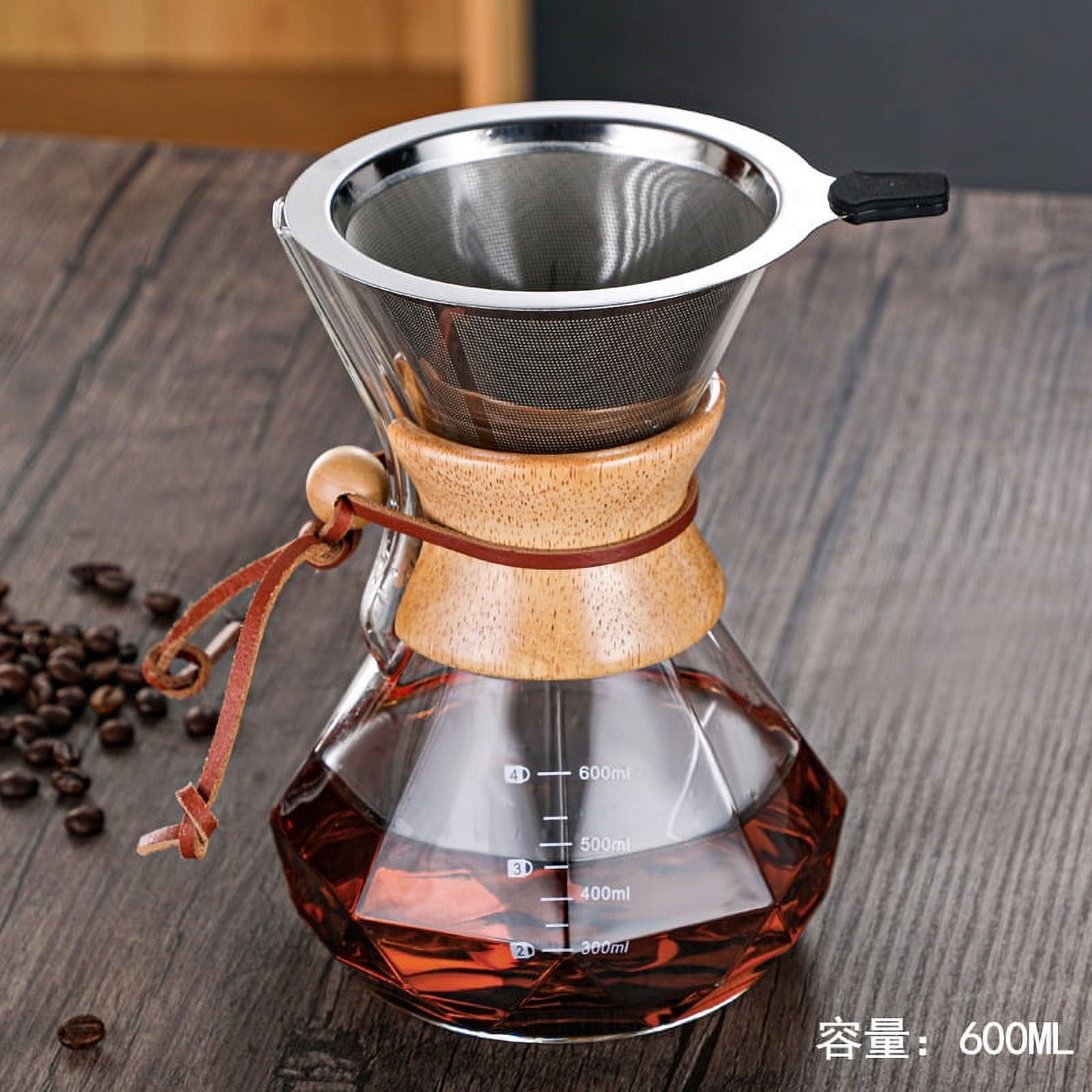 Coffee Pots Diamond-shaped Hand Brewed Coffee Pot Sharing Pot Drip Pot ...