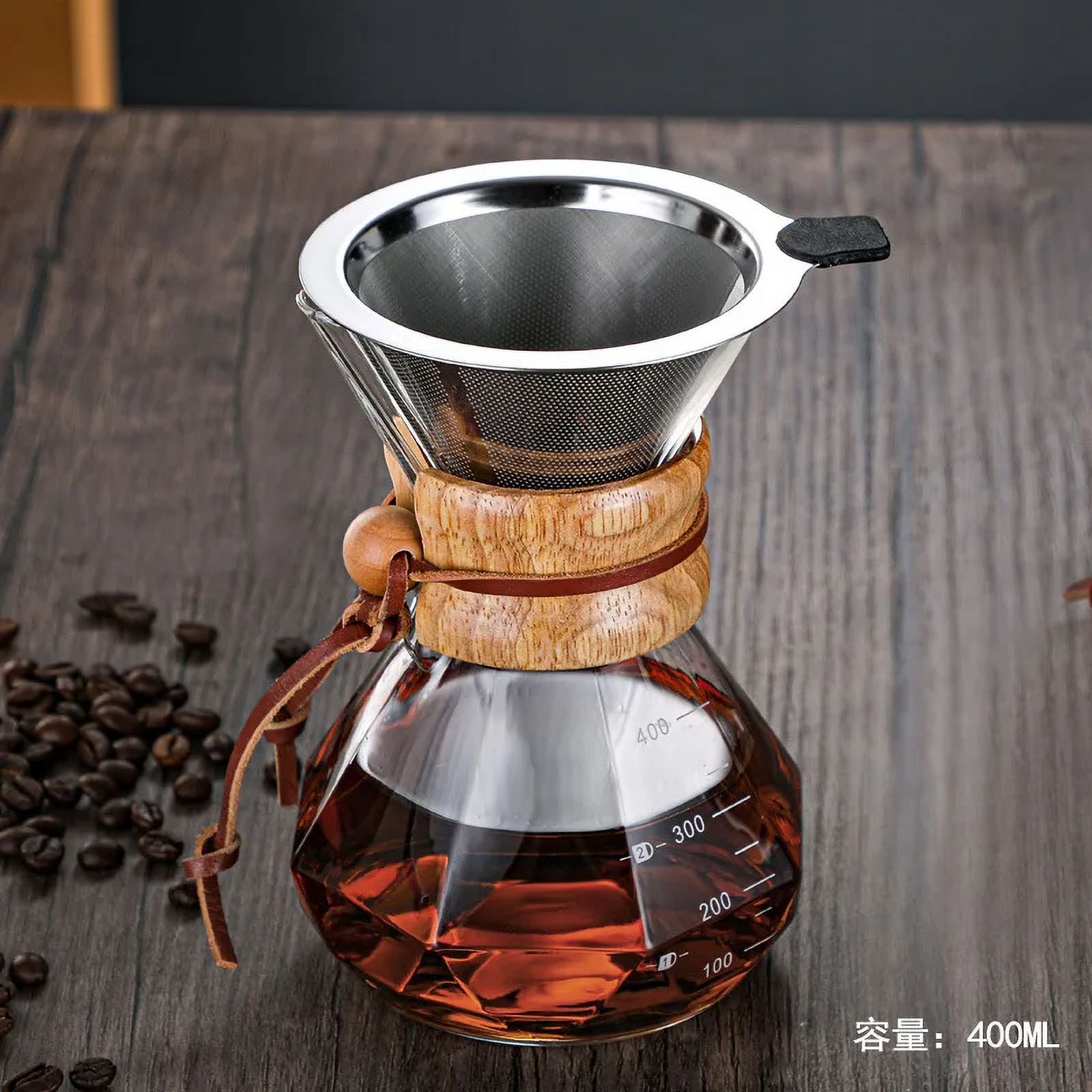 Coffee Pots Diamond-shaped Hand Brewed Coffee Pot Sharing Pot Drip Pot ...