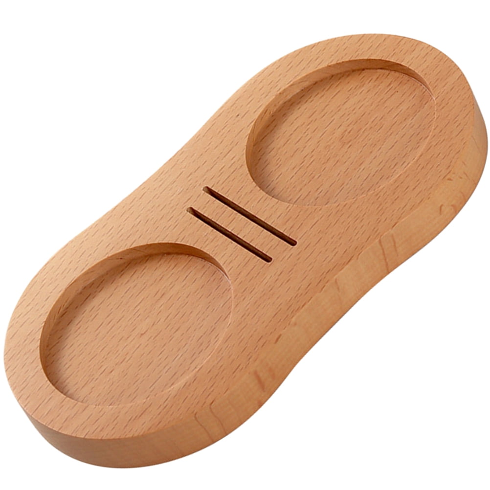 Coffee Powder Stand Coffee Ground Coffee Shop Accessory Wooden Tamper ...