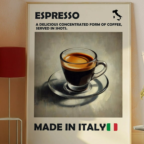 Coffee Print, Italian Espresso Poster, Coffee Wall Art, Trendy Wall Art ...