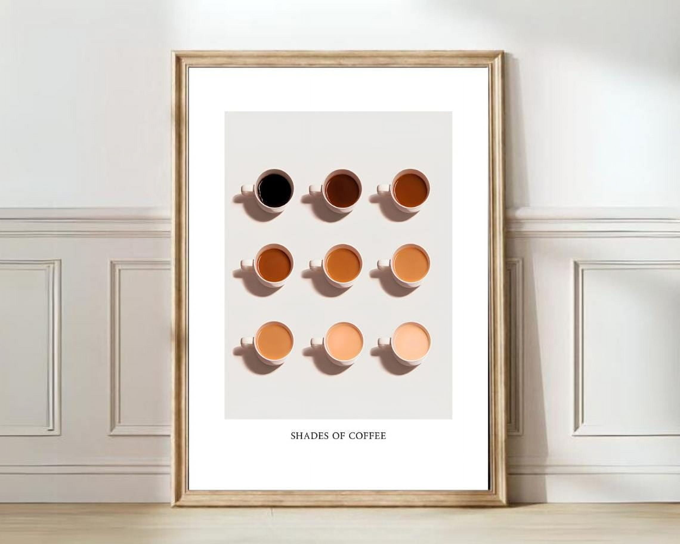 Coffee Print Shades Of Coffee Print Coffee Bar Print Coffee Wall Art ...