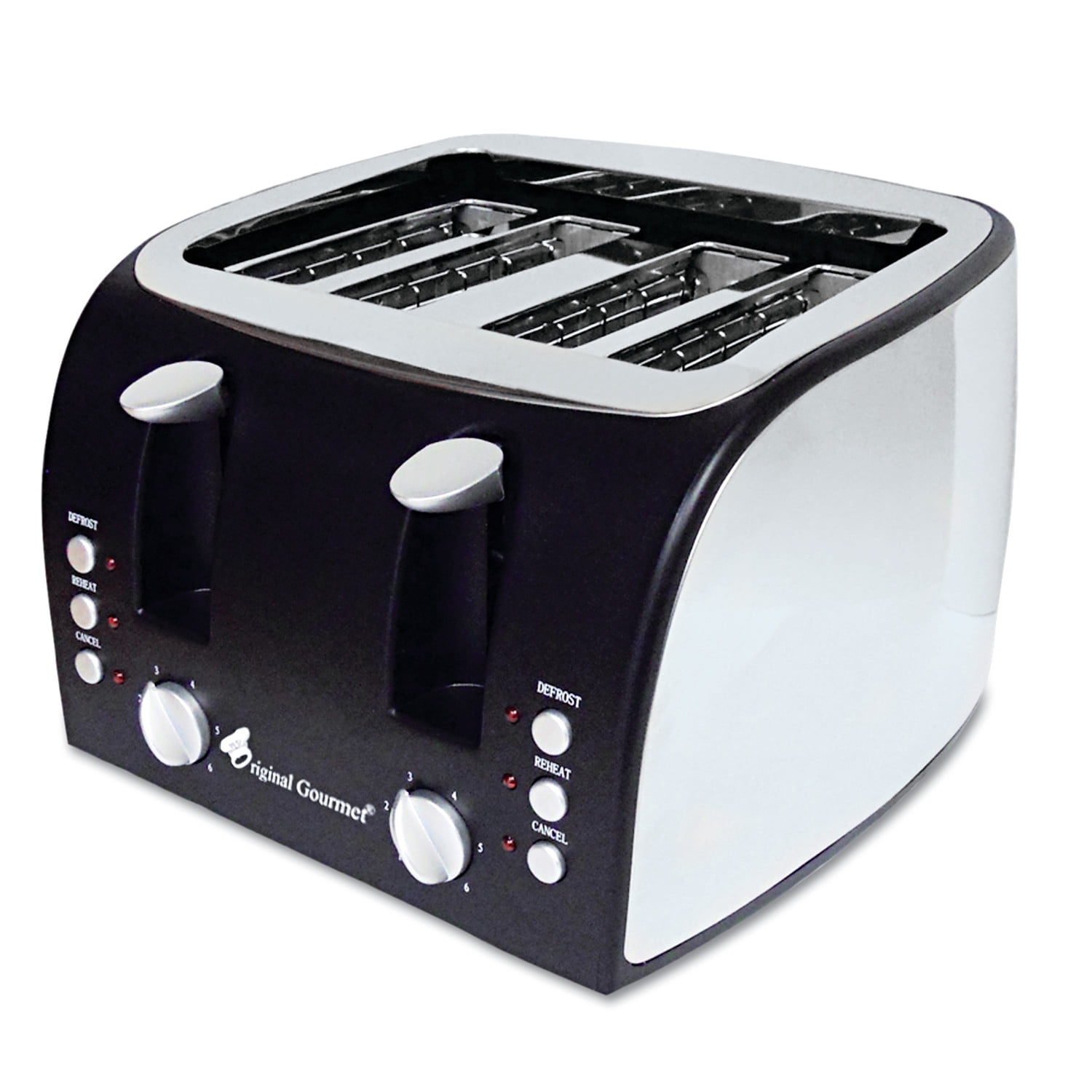 Coffee Pro 4-Slice Multi-Function Toaster with Adjustable Slot Width ...