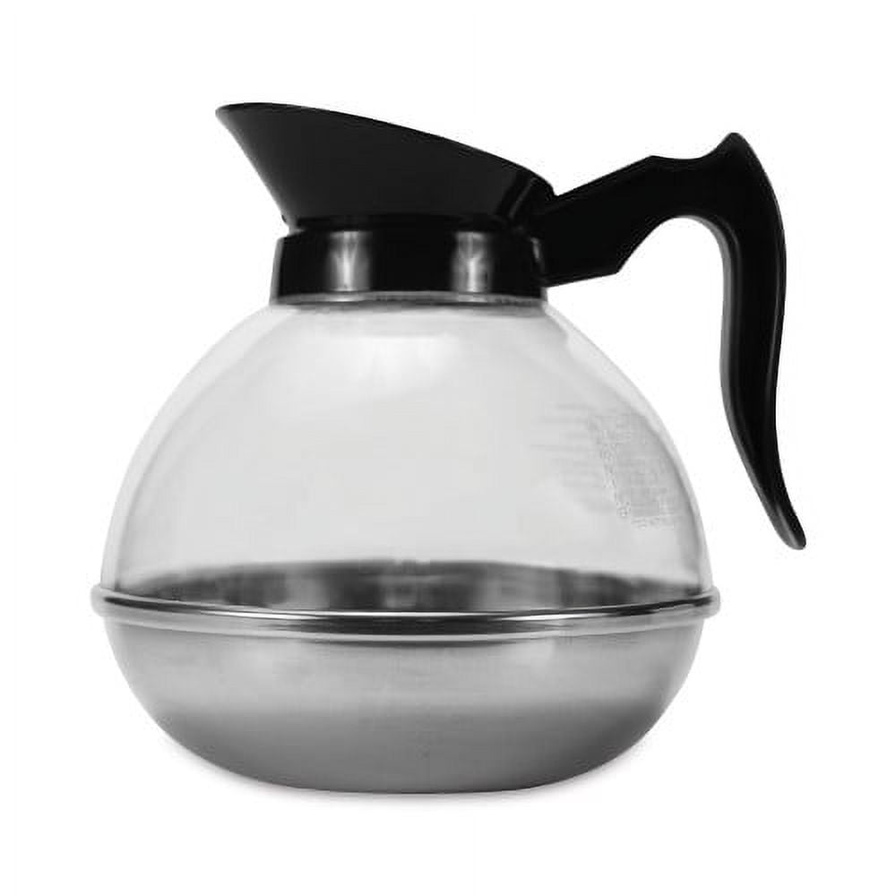 Coffee Pro Unbreakable Regular Coffee Decanter, 12-Cup, Stainless Steel ...