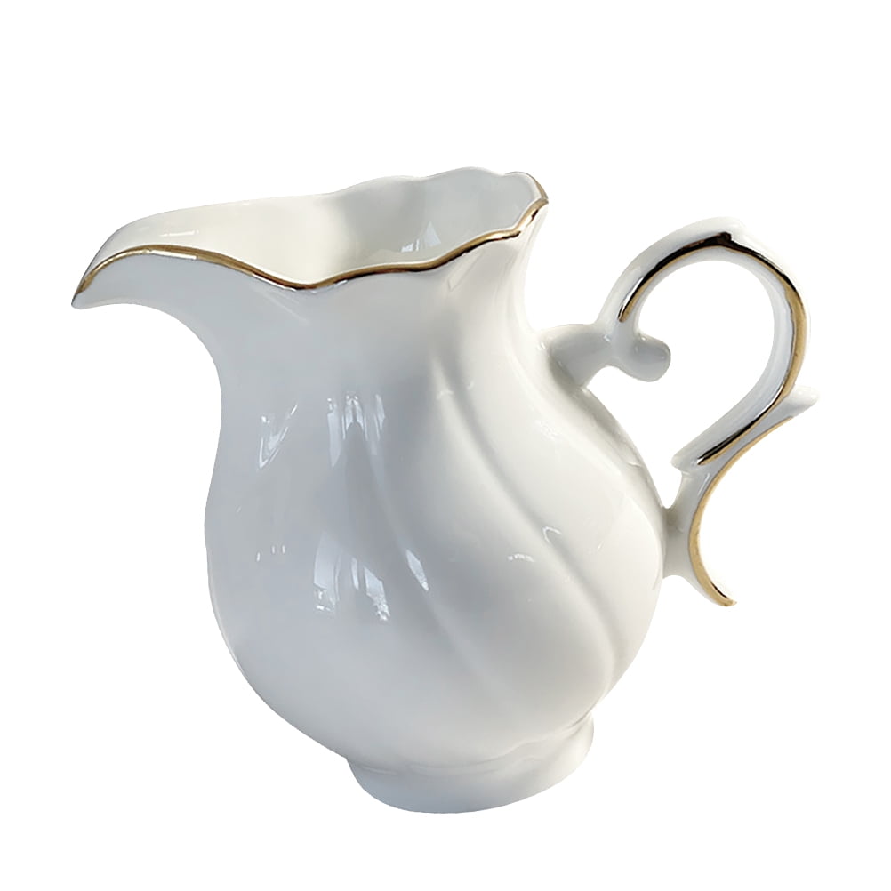 Coffee Pull Flower Cup Ceramic Pitcher Creative Milk Jug Ceramic Milk ...