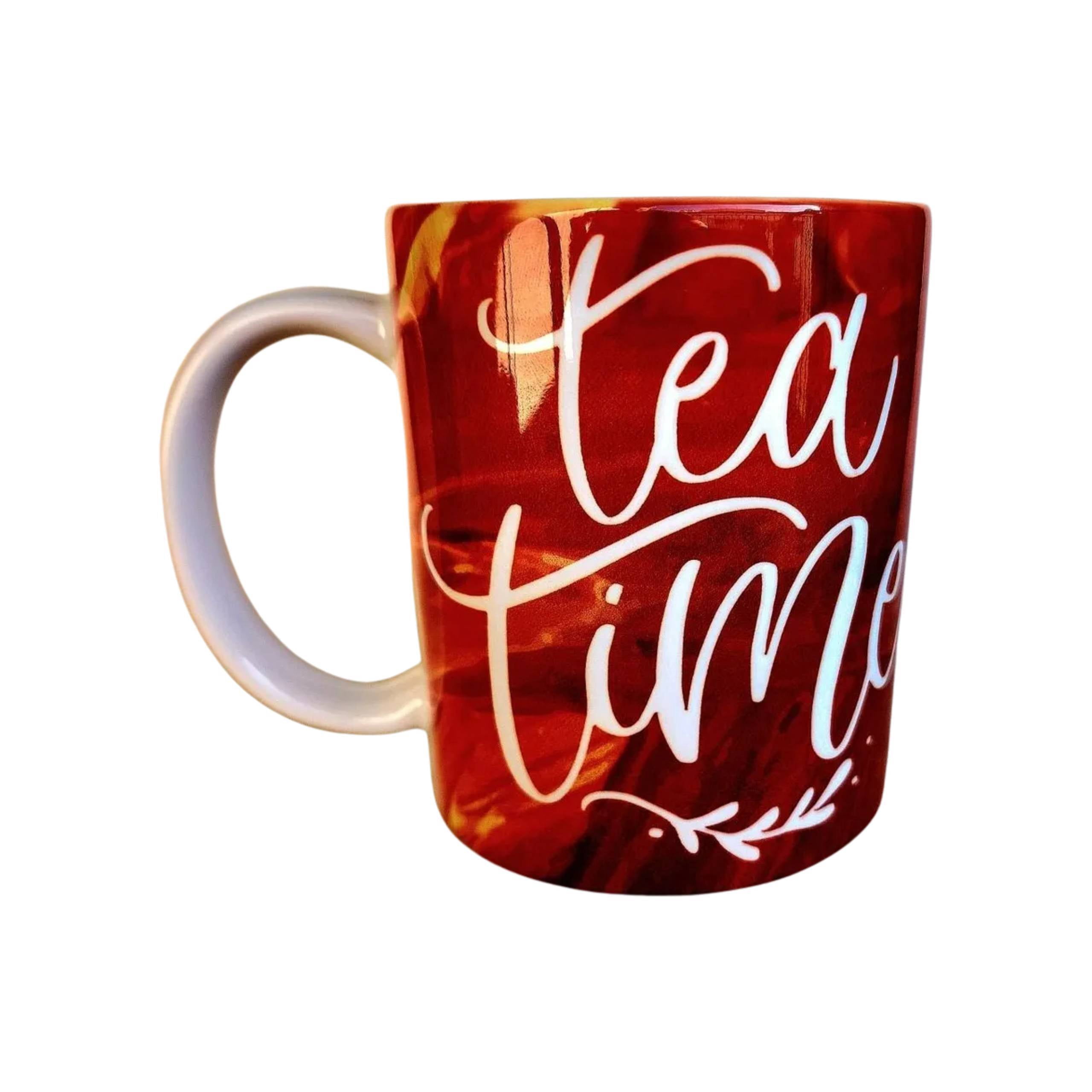 Coffee Quips 12 oz Ceramic Tea Time Me Time Mugs - Walmart.com