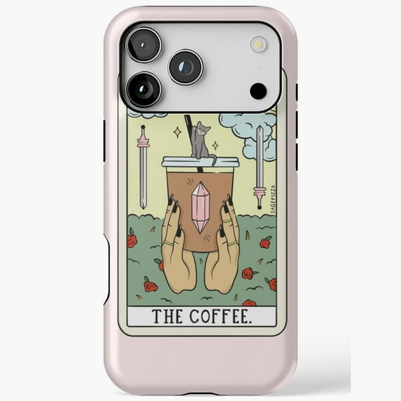 Coffee Reading Light Design Protective Cover for iPhone 11 12 13 14 15 ...