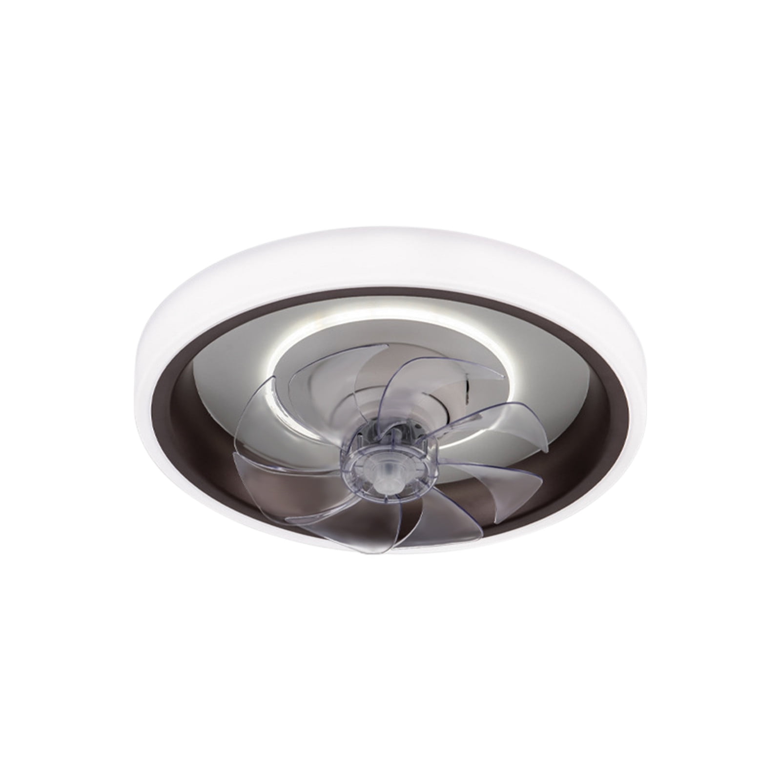 Coffee Remote Control Ceiling Fan With Dimmable Led Light 3 Speed ...