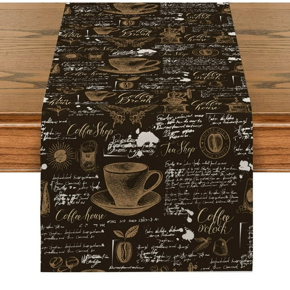 Coffee Retro Table Runners Dresser Table r Farmhouse Dining Table ...