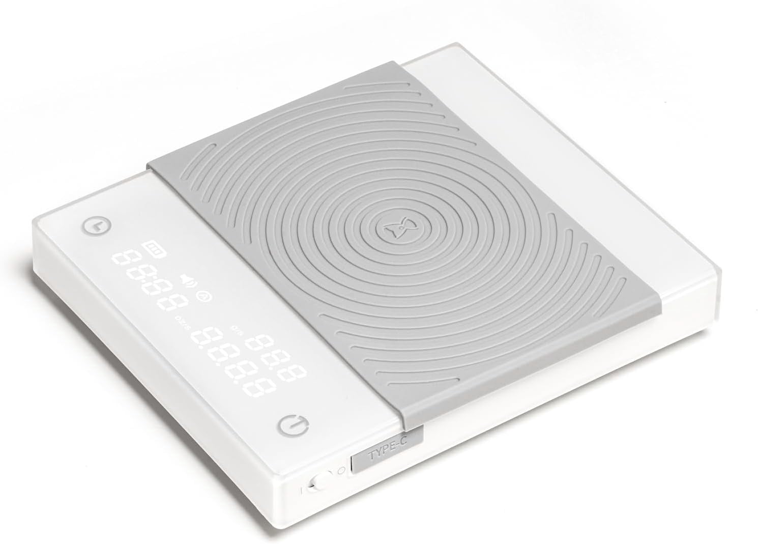 Coffee Scale Basic 2.0 Electronic Espresso White Scale with Water Flow ...