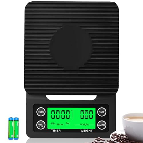 Coffee Scale with Timer - 0.1g Accurate, 3kg Drip Espresso Scale for ...