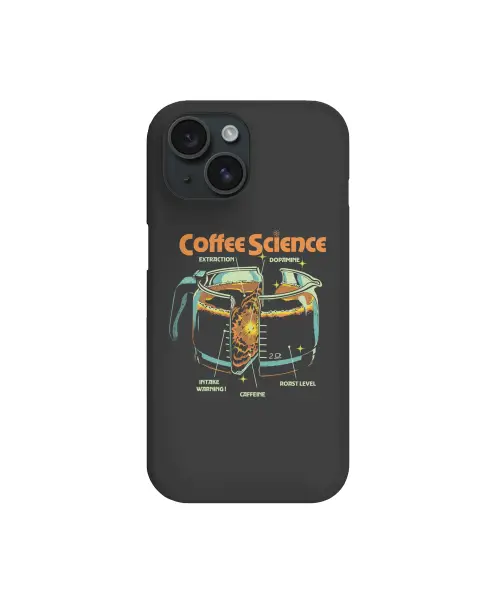 Coffee Science Chemistry Phone Case for iPhone 16 15 14 13 12 11 Pro ...