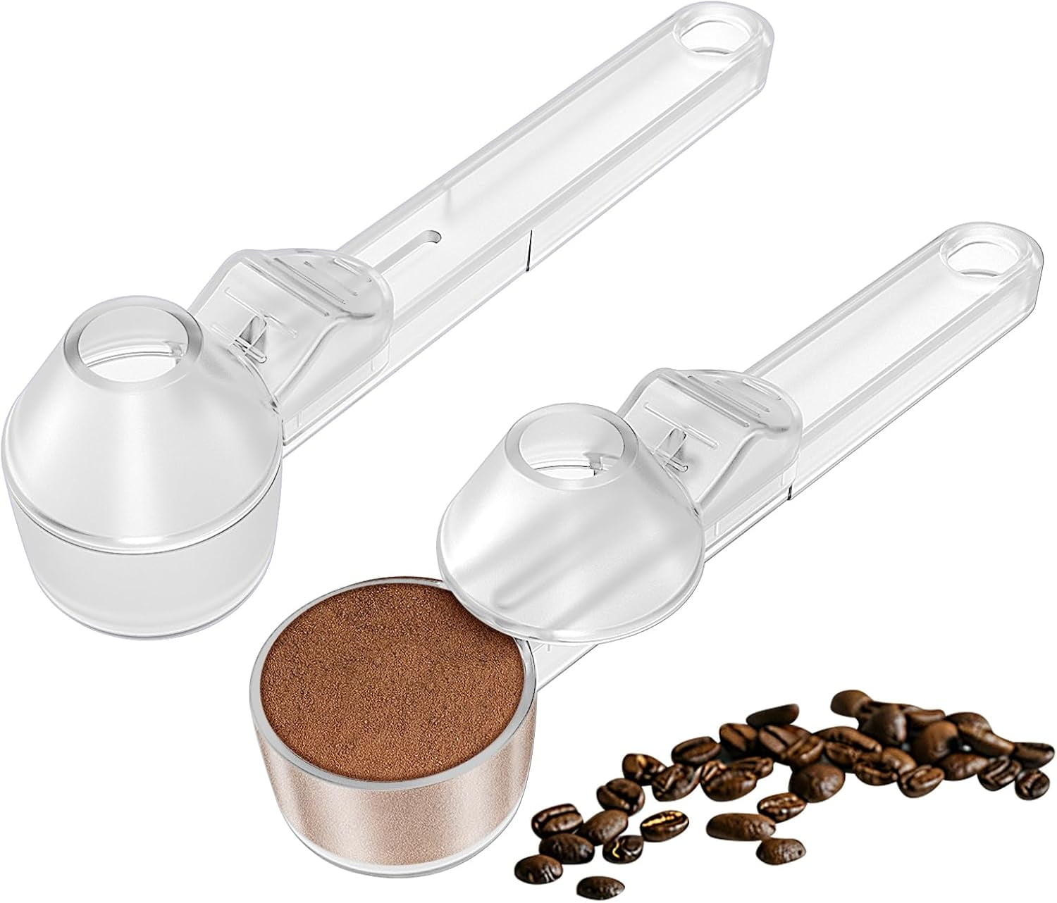Coffee Scoop with Funnel for Reusable K Cups – 2 Tablespoon Measuring ...