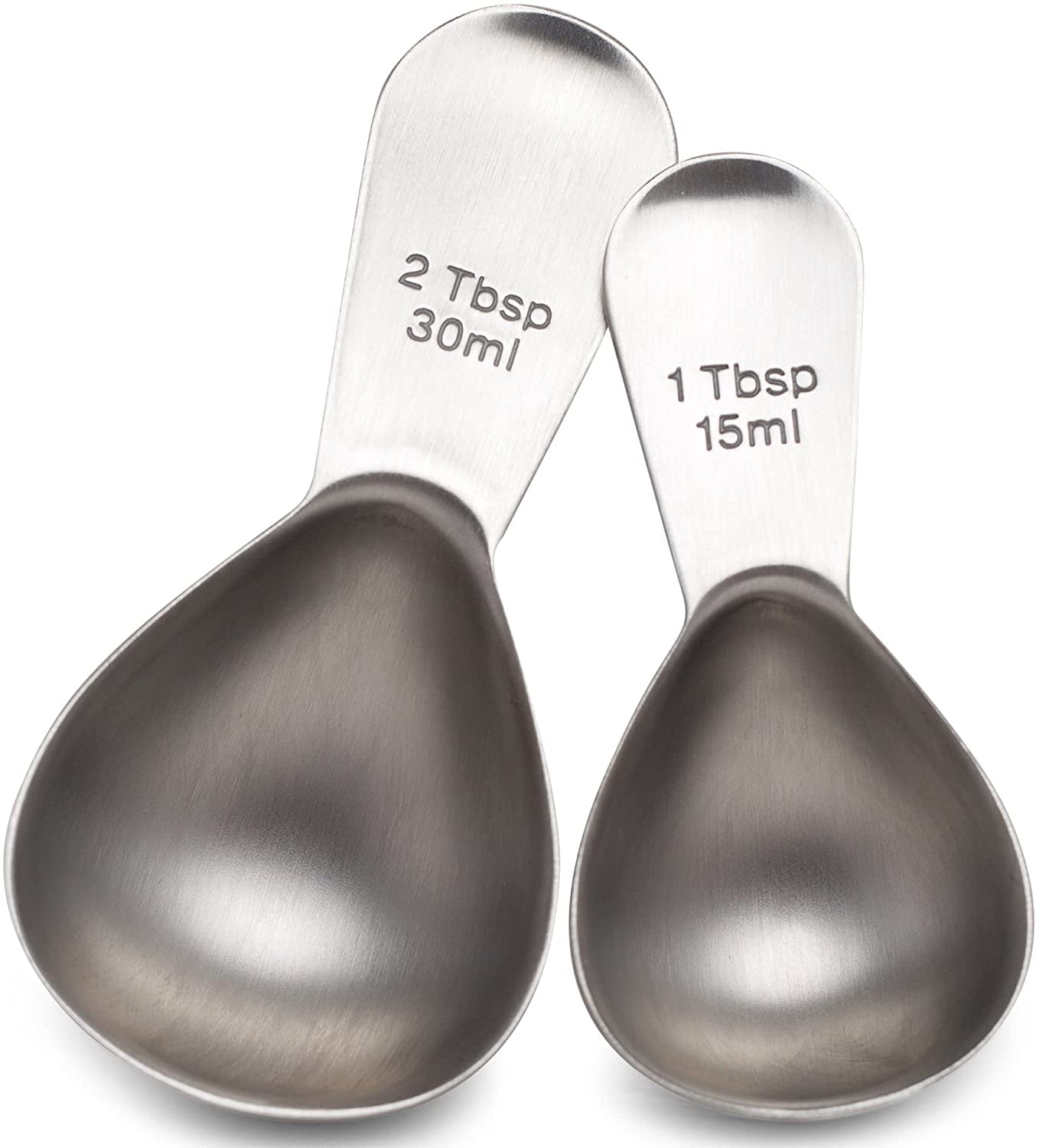 Coffee Scoop Pack of 2 - Tablespoon Scoop - Stainless Steel Short ...