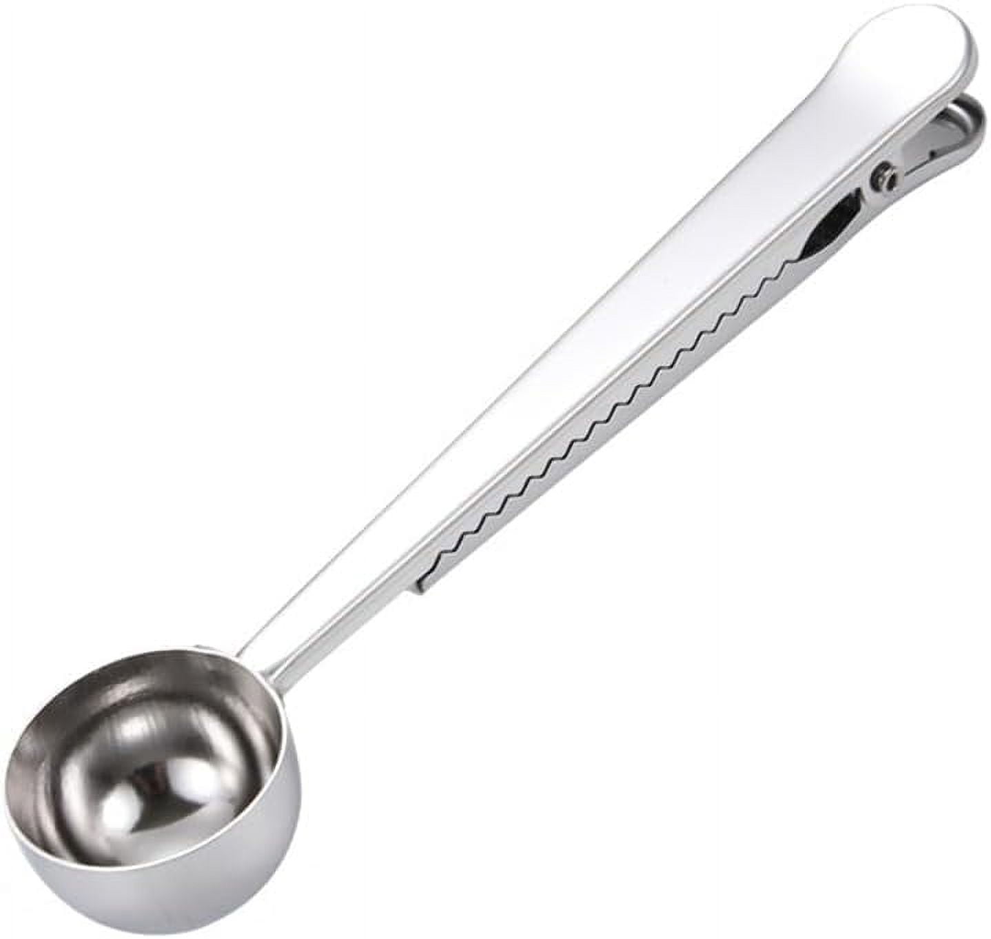 Coffee Scoop, Stainless Steel Silver Multi Function Measuring Spoon ...