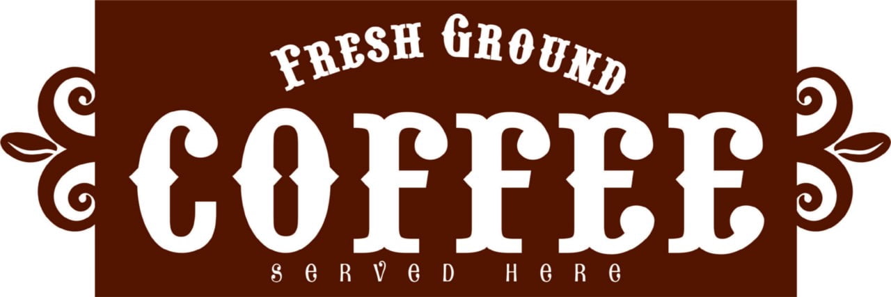 Coffee Served Here Sign Kitchen Office Design Removable Vinyl Wall ...