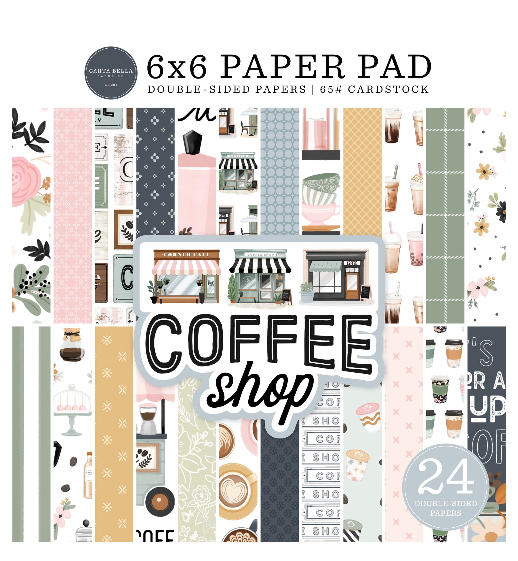 Coffee Shop 6x6 Paper Pad - Walmart.com