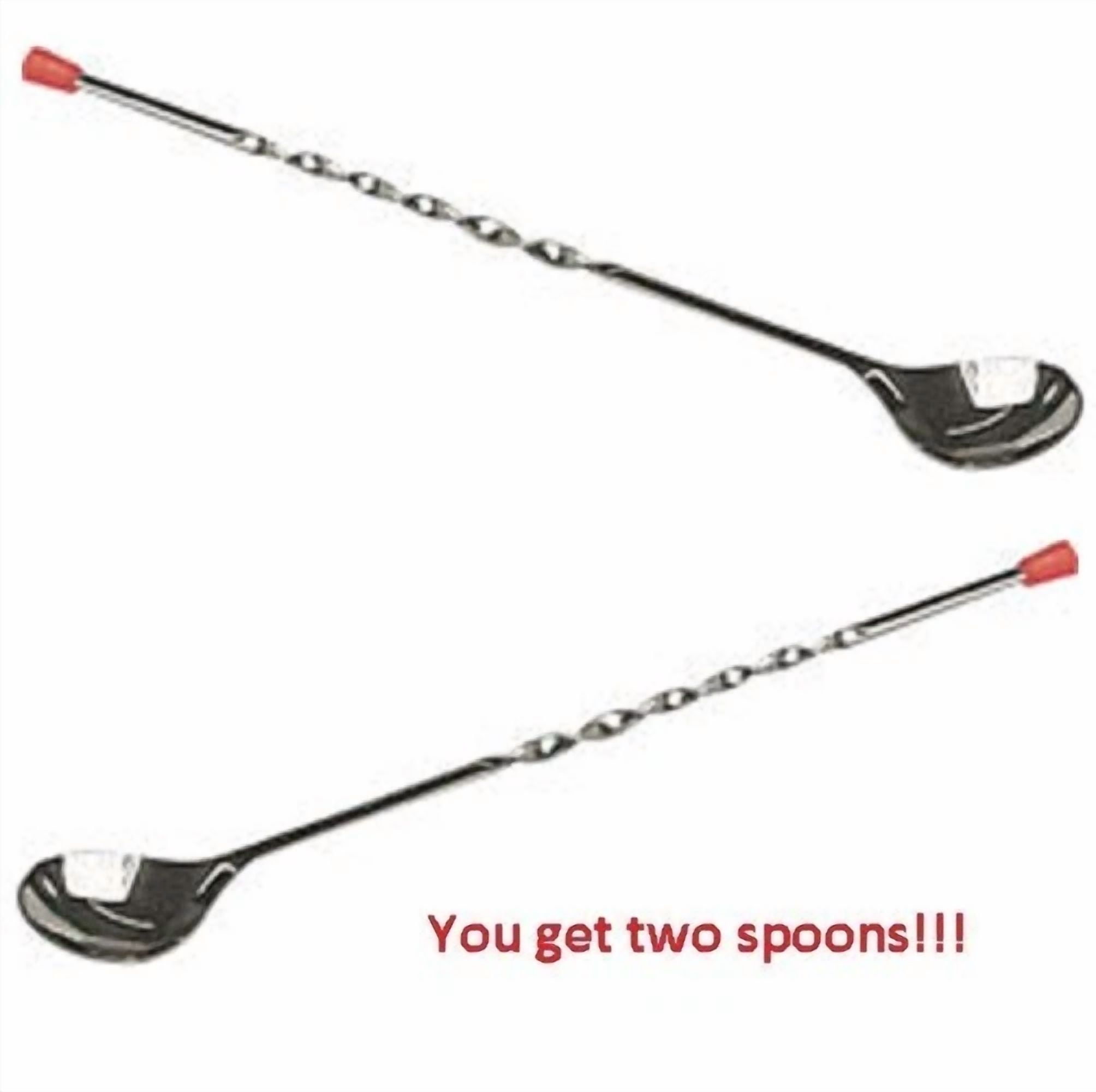 Coffee Shop Barista 11" Stainless Steel Bar Spoon | Set Of 2 | Free Usa ...