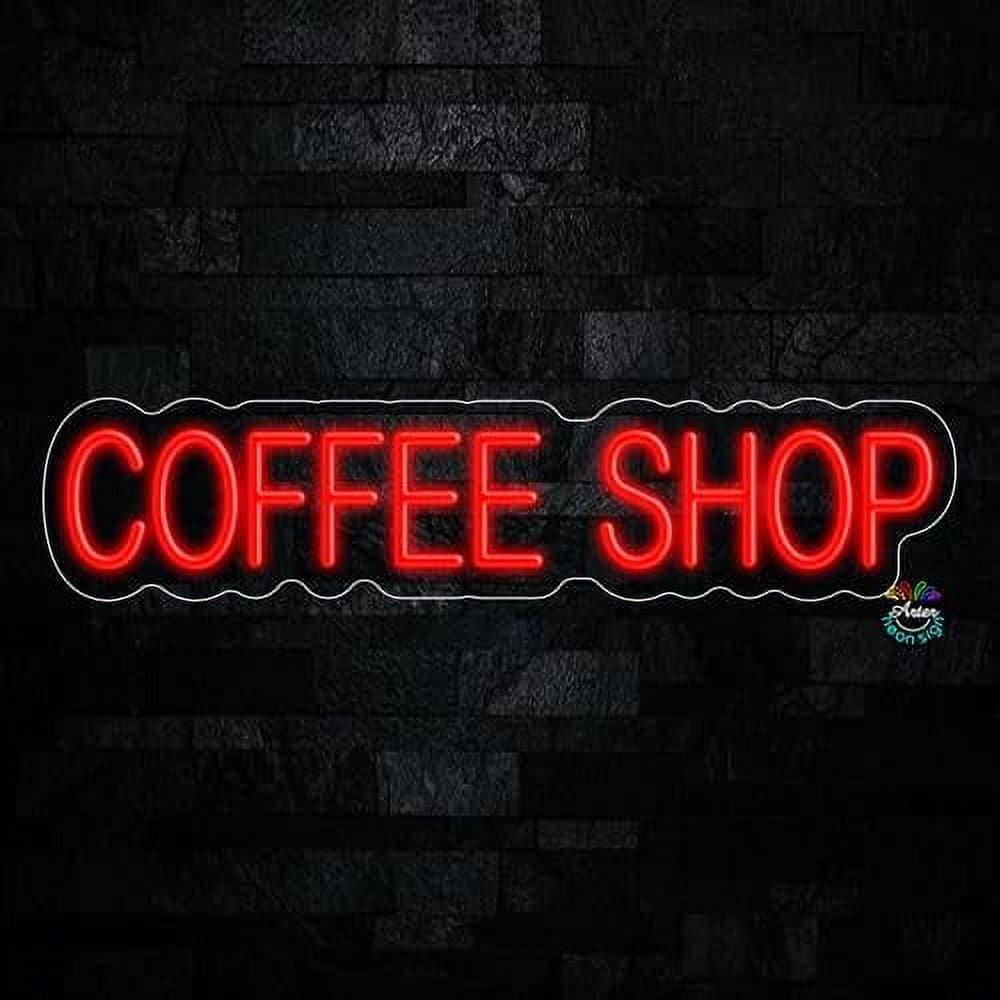 Coffee Shop LED Neon Sign 27"L x 6"H #32173 - Walmart.com