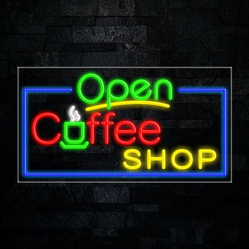Coffee Shop LED Neon Sign 33"L x 18"H #35668 - Walmart.com