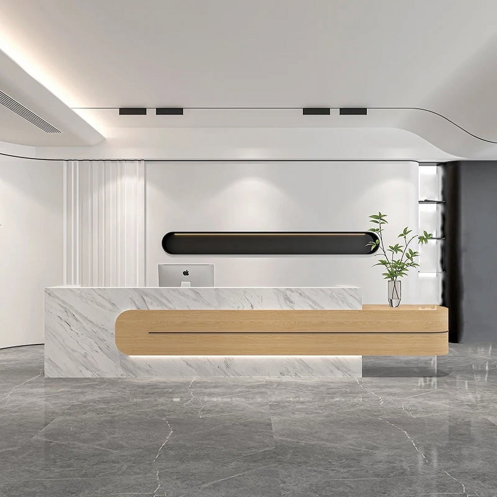 Coffee Shop Reception Desks Beauty Salon Modern Luxury Cashier Counter ...