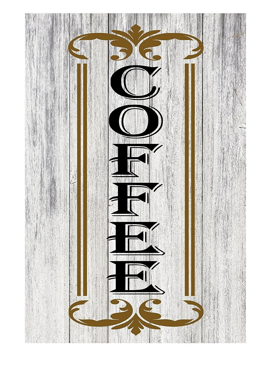 Coffee Shop Vertical Metal Sign - 12