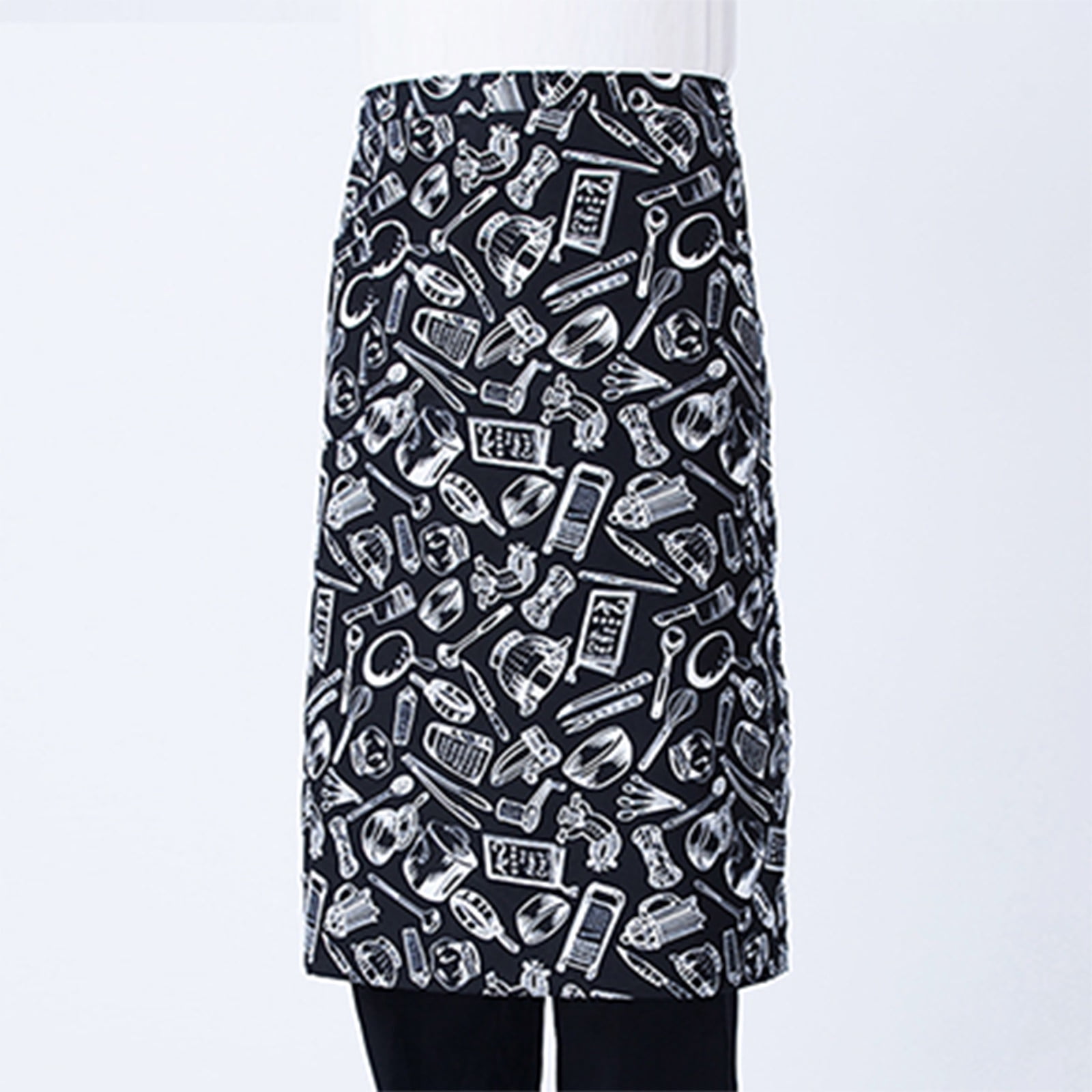 Coffee Shop Waiter Half Cut Apron, Short Half Aprons for Wairter ...