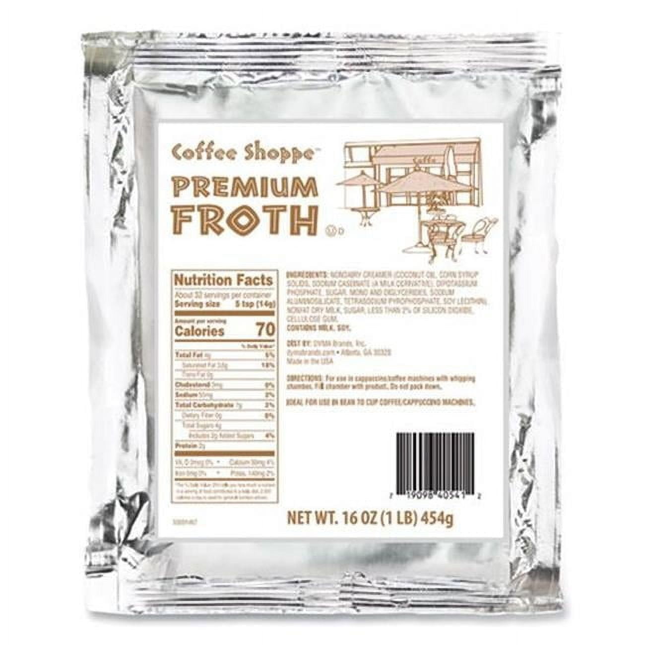 Coffee Shoppe™ Premium Froth Topping, 1 lb Bag, 12/Carton DIX40541 ...