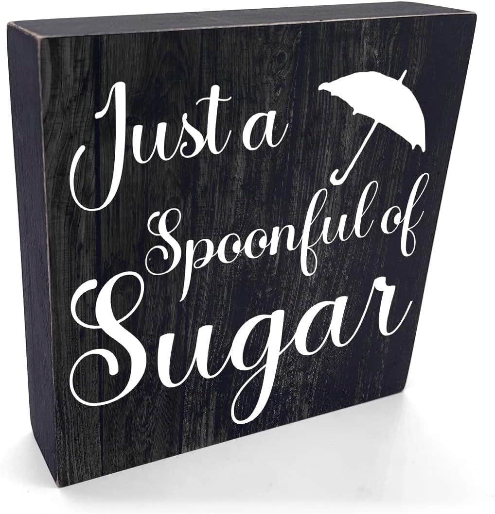 Coffee Sign Desk Decor Wooden Box Sign Funny Coffee Gifts Coffee Lover ...