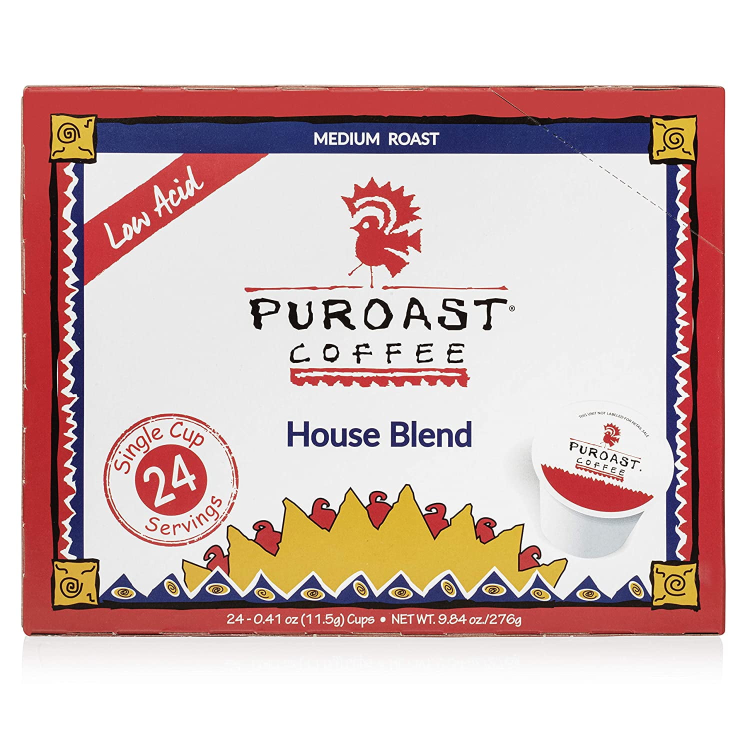 Coffee Single-Serve Pods | House Blend | Medium Roast | Low Acid ...