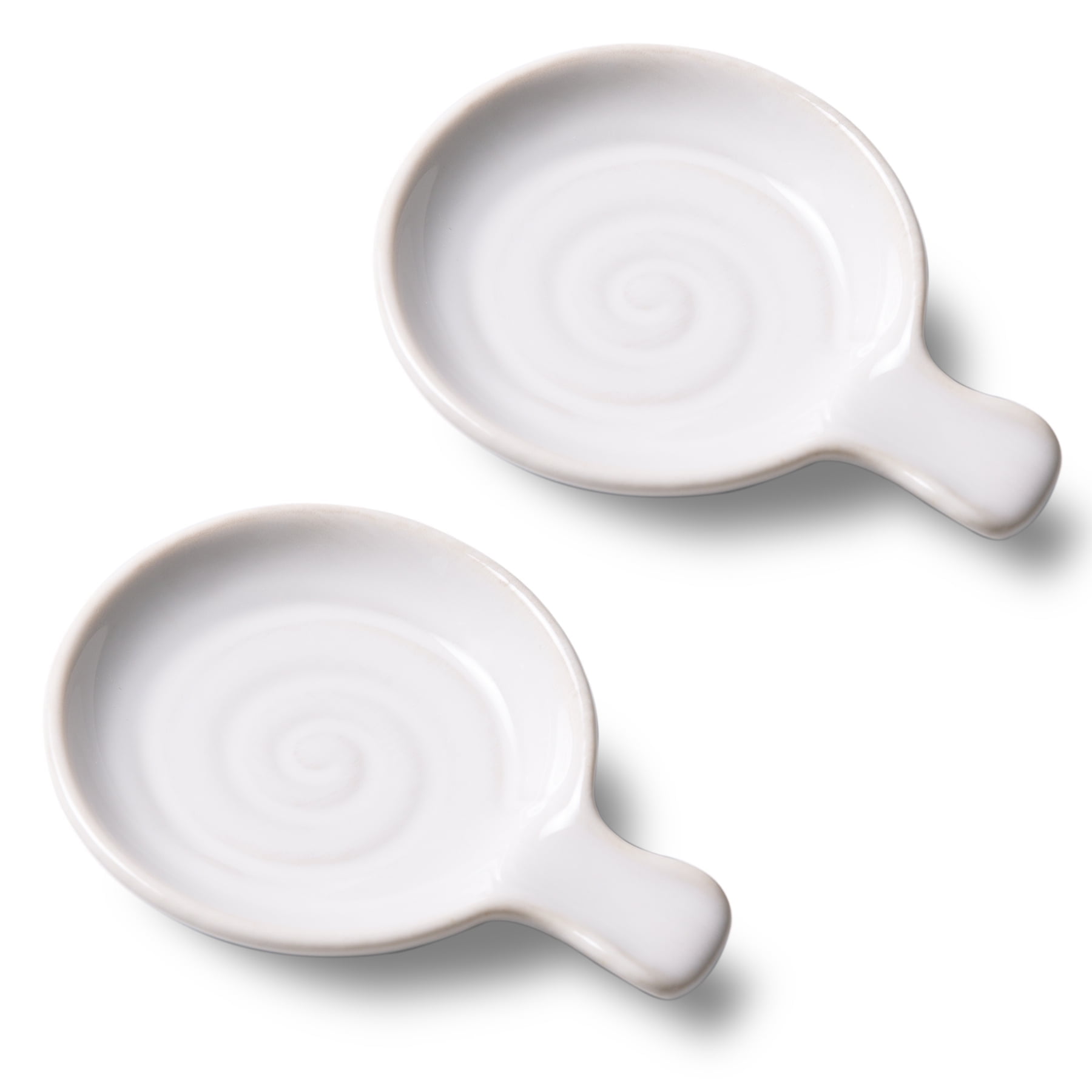 Coffee Spoon Rest, 3.3" Small Ceramic Spoon Holder, Set of 2, Reactive ...