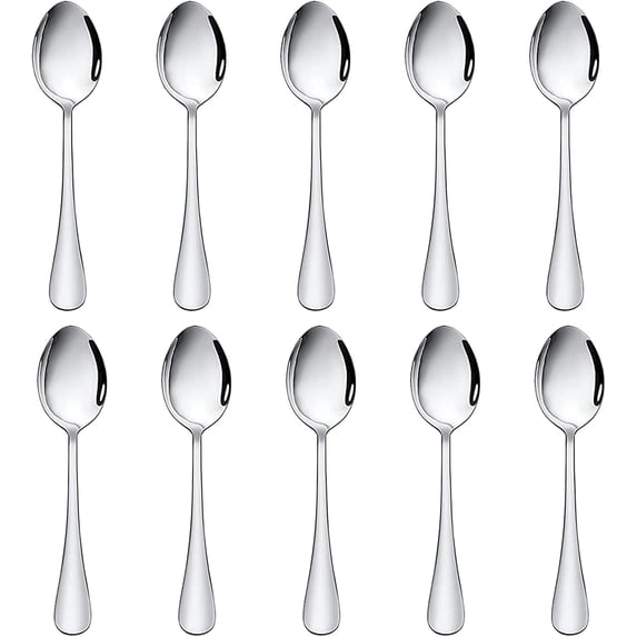 Coffee Spoon Small Appetizer Demitasse Spoons Stainless Steel Set of 10 ...