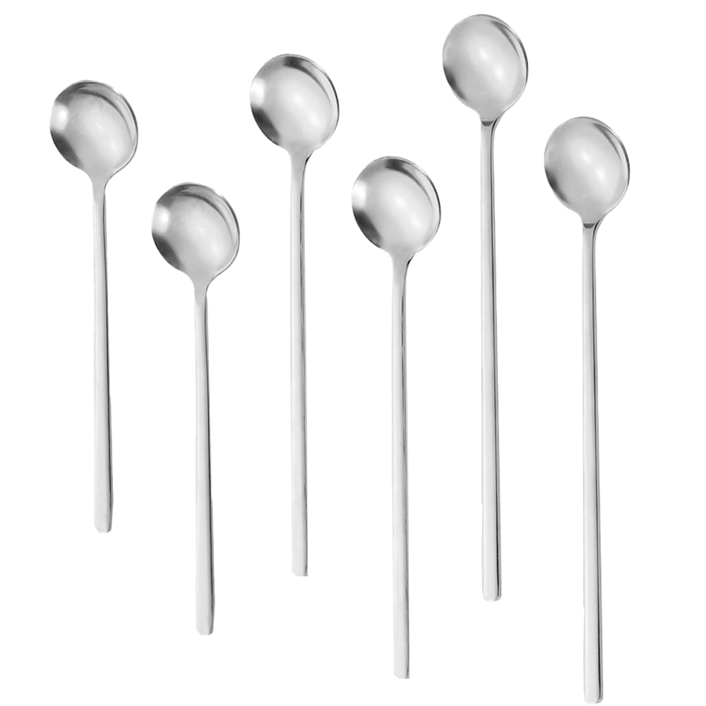 Coffee Spoons,6-Piece Teaspoons with a Long Handle, Demitasse Espresso ...