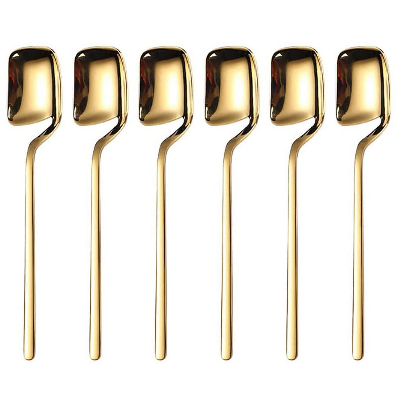 Coffee Spoons,6 Pieces Espresso Spoons,5.6 Inches Stainless Steel Small ...