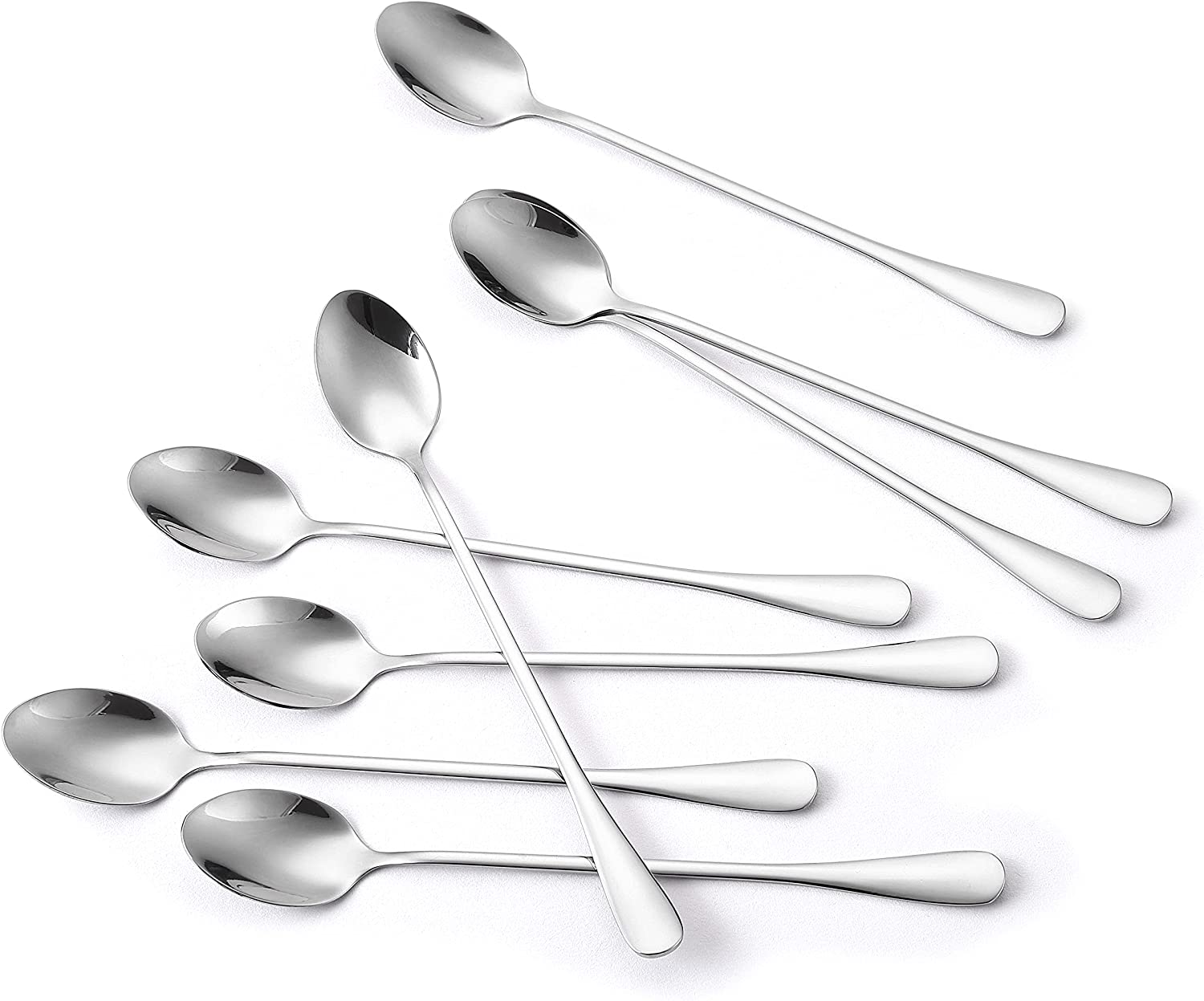 Ludlz Cute Cat, Coffee Spoon,Tea spoon,Stainless Steel,Cartoon Cat Long ...