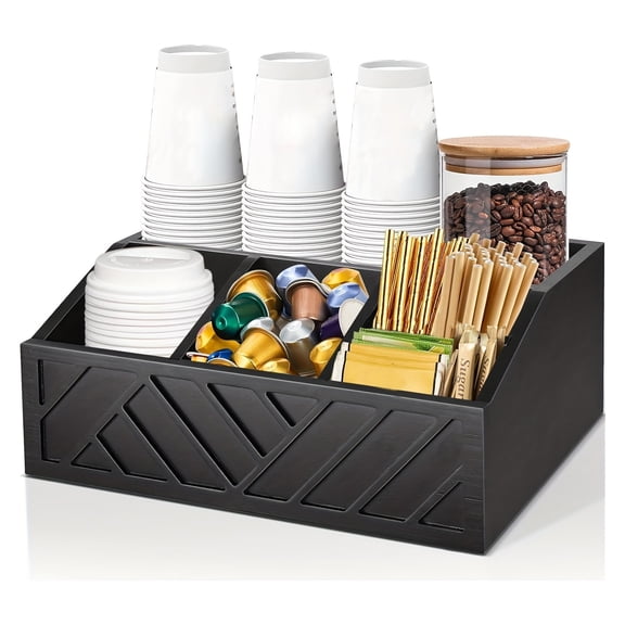 Stylish Coffee and Condiment Organizers for Your Kitchen Space