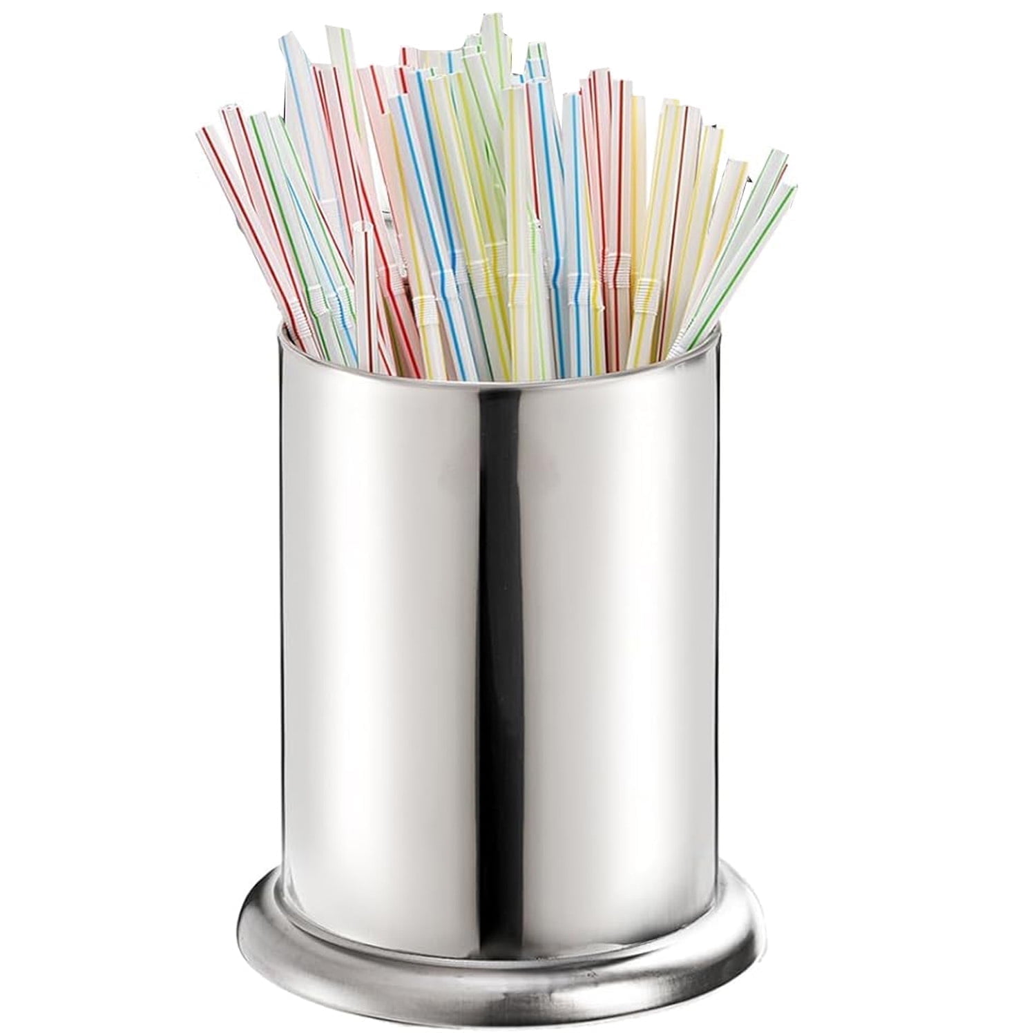 Coffee Stirrer Holder,Bexikou 1 Pcs Straw Dispenser,Stainless Steel ...